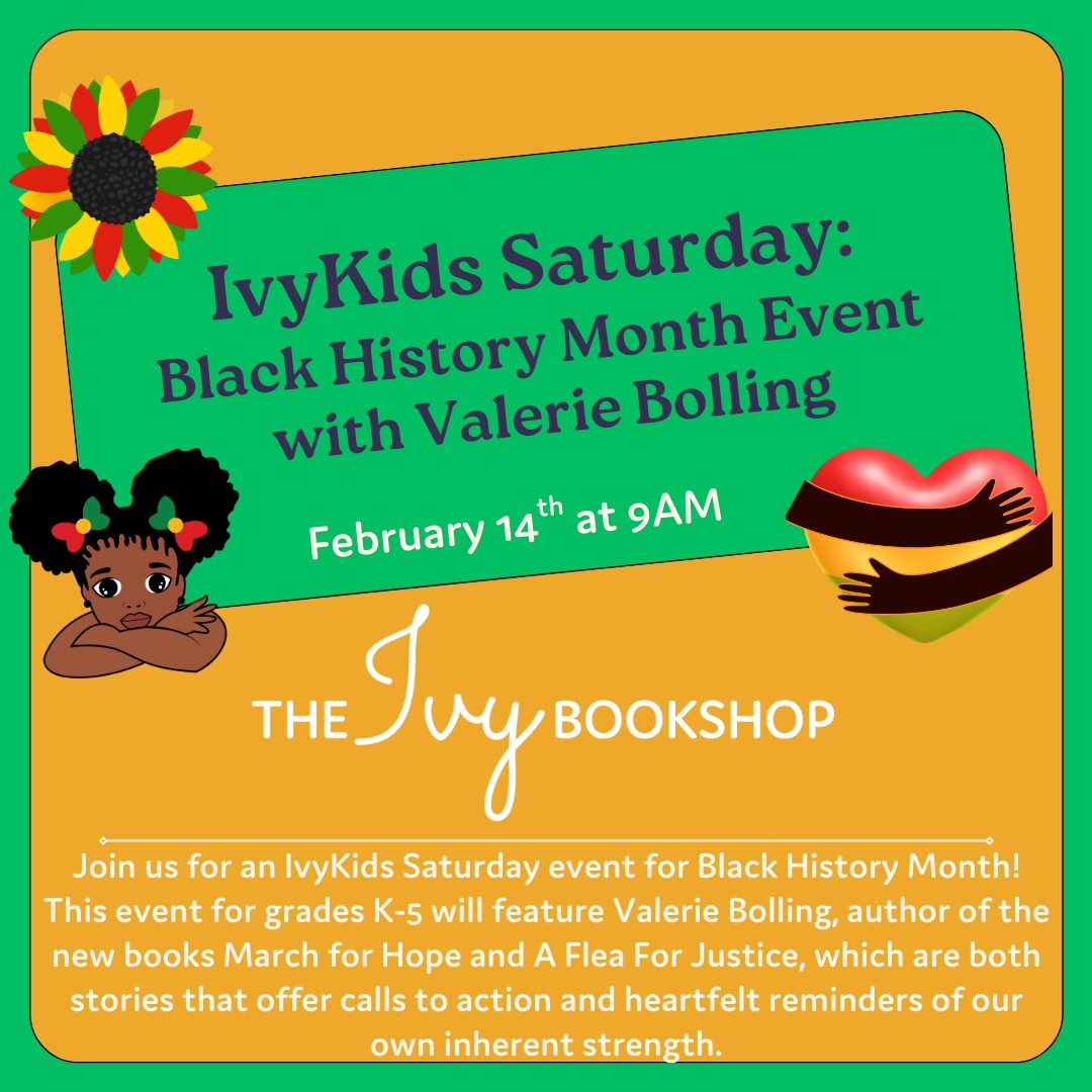 Ivy Bookshop - IvyKids Saturday: Black History Month Event with Valerie ...